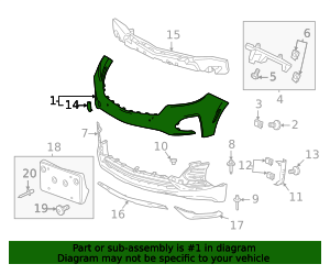 2022-2024 Chevrolet Equinox Fascia 84911082 | TascaParts.com