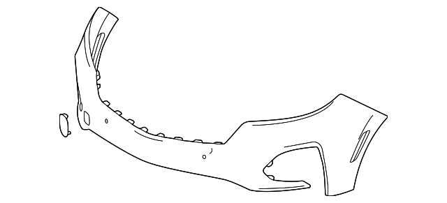 2022-2024 Chevrolet Equinox Primed Front Bumper Upper Fascia 84911083 ...