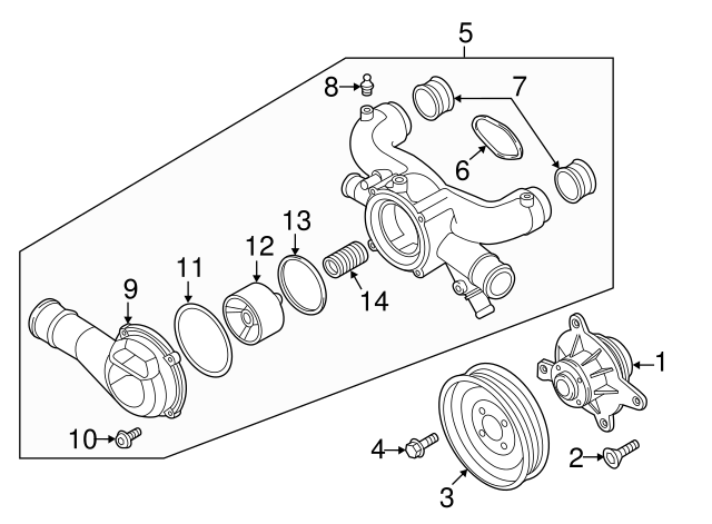 2012-2016 Audi A8 Quattro Connector 07P-121-237 | Audi USA Parts