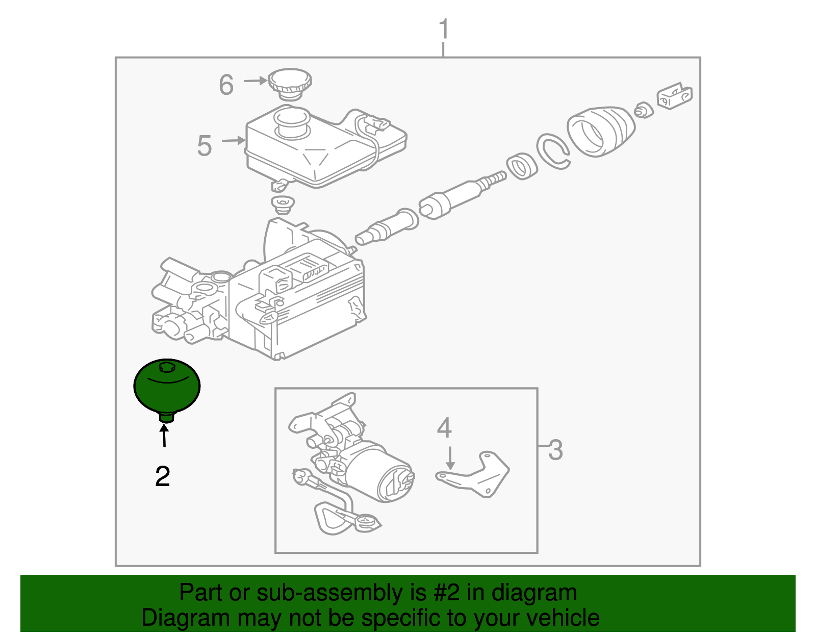 2001-2002 Mitsubishi Montero Accumulator 4630A011 | Retail Performance ...