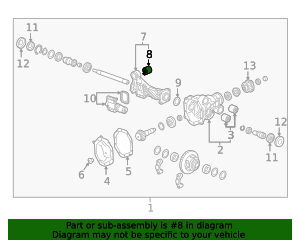 2019-2025 GM Axle Housing Bushing 84428318 GM | GMPartsDirect.com
