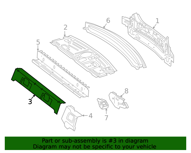 2015-2023 Mercedes-Benz Support Panel 205-640-02-14 | AutoNationParts.com
