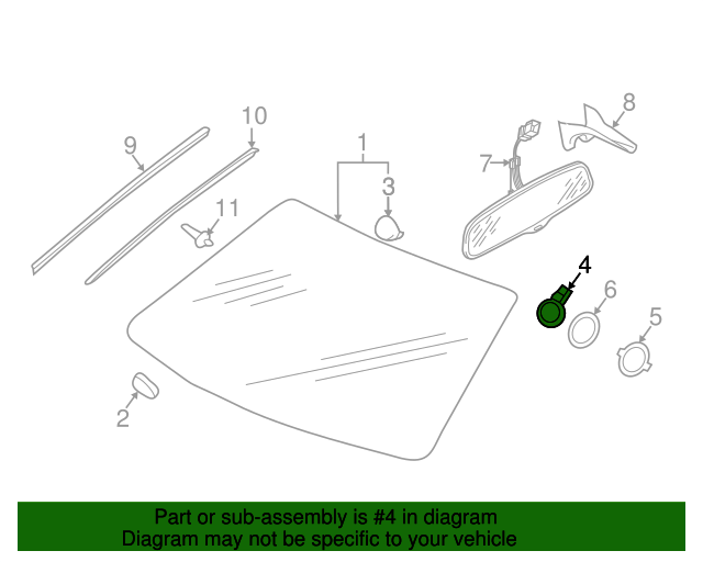 2009-2023 Audi Sensor 81A-955-547-B | Audi USA Parts