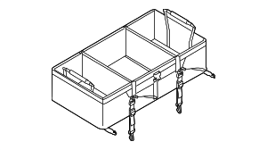 2004-2023 Ford Cargo Organizer, Soft-Sided Large, Folding HE5Z-78115A00 ...