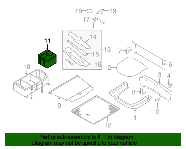 2006-2019 Ford Cargo Organizer, Cooler Bag HE5Z-19H484-A | TascaParts.com