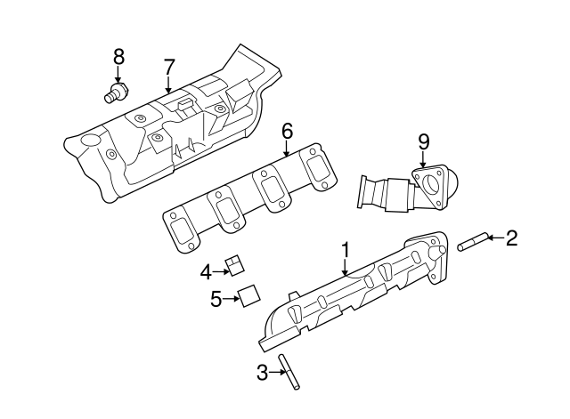 2011-2024 Ford Manifold Stud -W716425-S900 | TascaParts.com