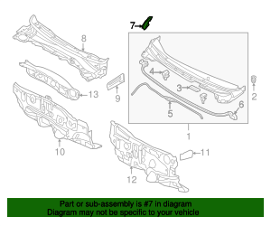 86153-3Y000 - Cowl Cover Cap 2011-2016 Hyundai | AutoNationParts.com