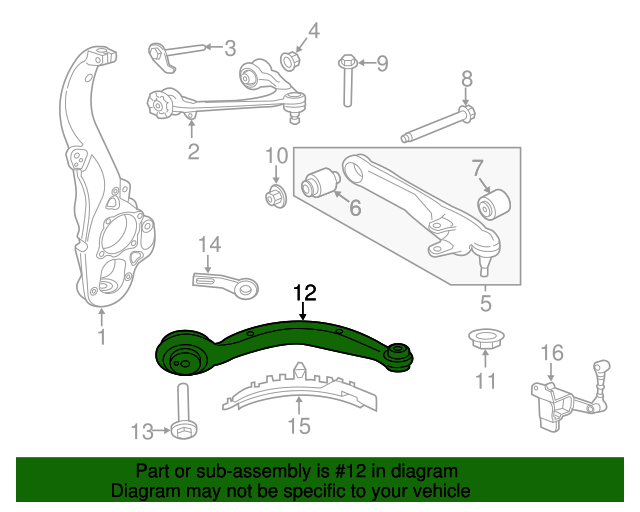 2016-2023 Jaguar Ft Lower Control Arm T2H24313 | OEM Parts Online