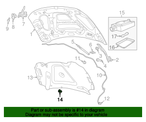 1985-2025 Mopar Insulator Retainer 04878883AA | Mopar Parts Canada