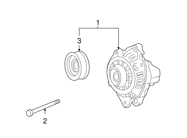 37321-25301 - Alternator Pulley 2006-2009 Kia | Kia.Parts Store