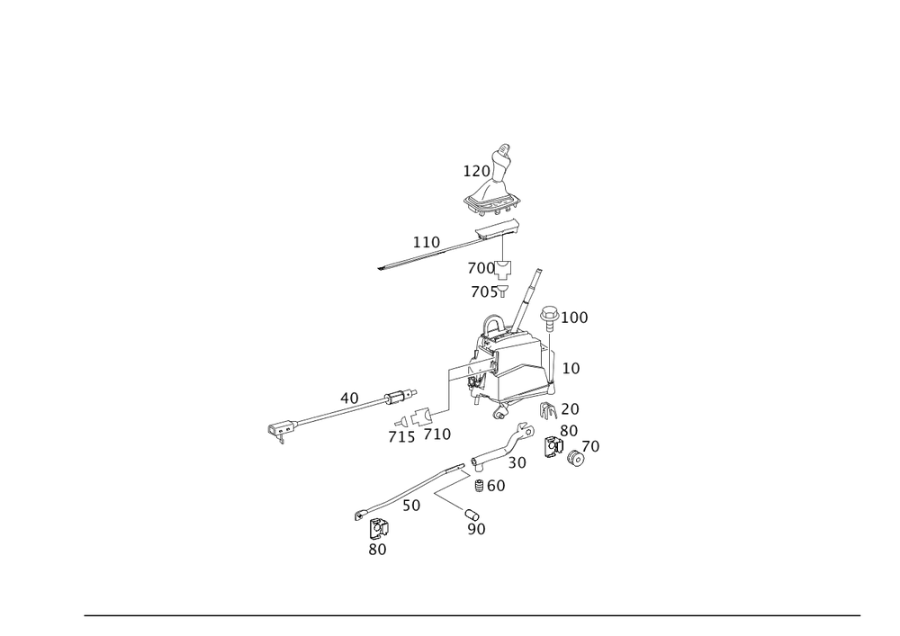 199-267-01-17 - Pull Rod 2005-2009 Mercedes-Benz SLR McLaren | Mercedes ...