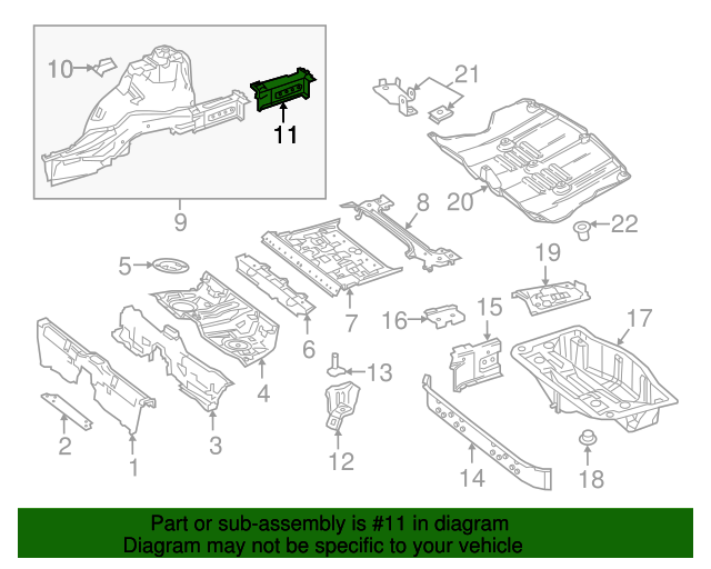 217-610-57-00 - Rail Section 2015-2021 Mercedes-Benz | Mercedes-Benz ...
