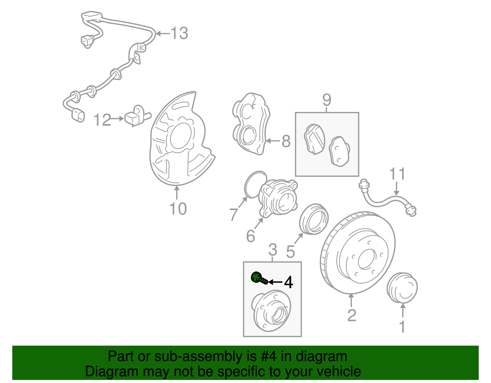 1990-2025 Toyota Wheel Stud 90942-02082 | Toyota Parts Center