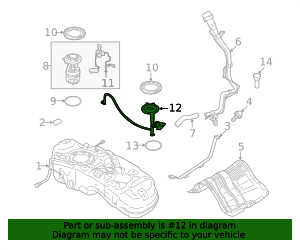 2021 Nissan Rogue Level Sensor 25060-6RA1A | Hart Nissan of NoVa