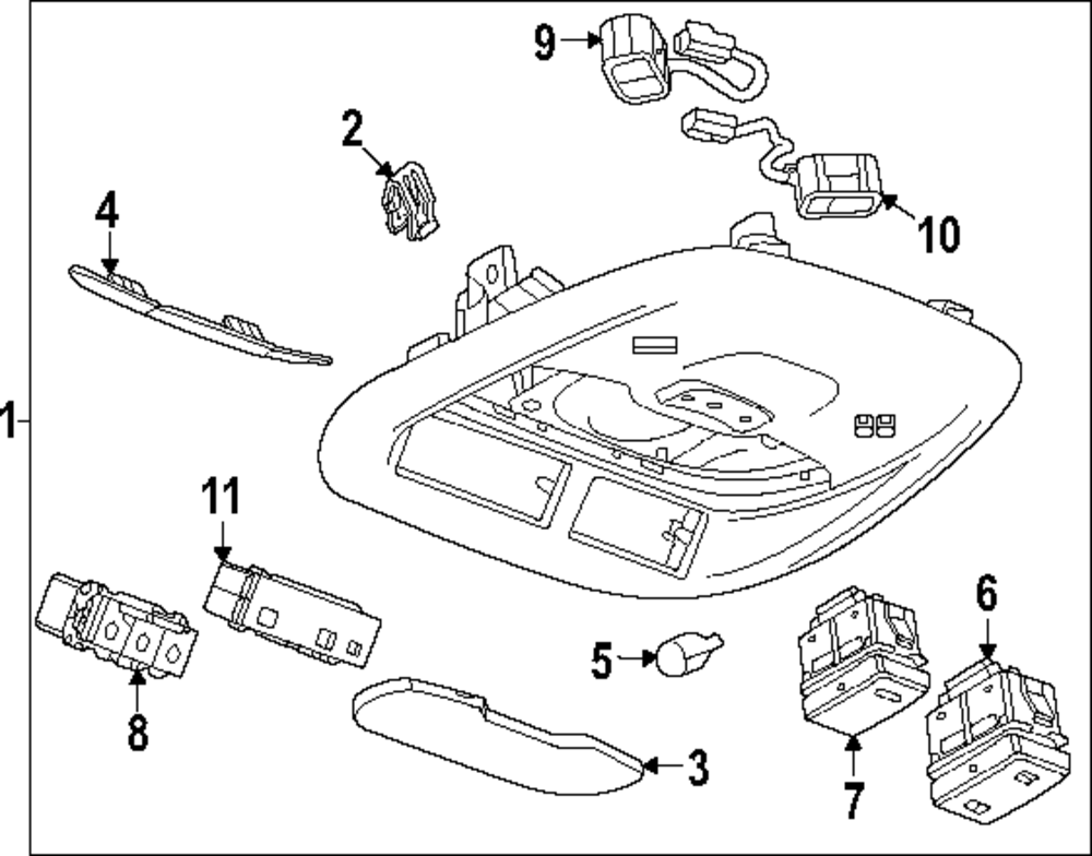 2024-2025 Buick Encore GX Overhead Console 42726777 | Partners Chevy