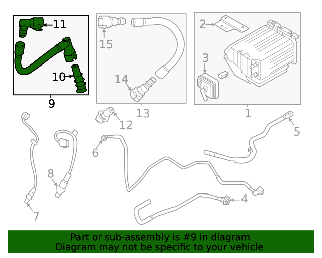 2018-2020 Ford PCV Valve Hose JL3Z-6A664-A | TascaParts.com