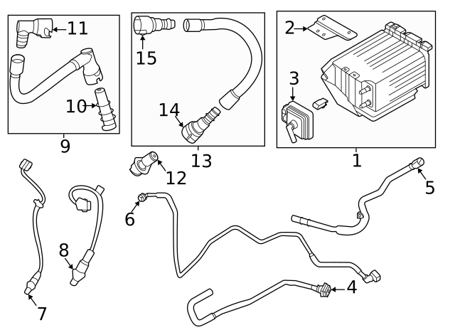 2018-2020 Ford PCV Valve Hose JL3Z-6A664-A | TascaParts.com