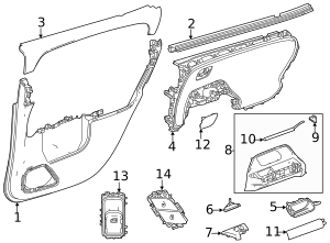 247-730-53-02-8T92 - Pull Handle 2020-2023 Mercedes-Benz | Mercedes ...