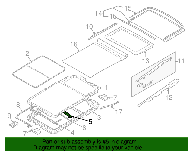 Genuine BMW 54-10-7-365-101 | Drip Rail | FREE Shipping on Most Orders ...