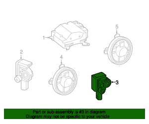 213-905-13-00 - Ft Impact Sensor 2014-2023 Mercedes-Benz | Mercedes ...