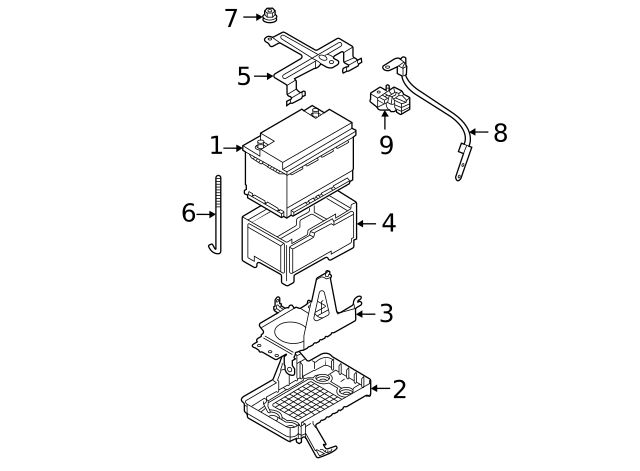 Genuine OEM Hold Down Bolt Part# 8201A491 Fits 2022 Mitsubishi ...