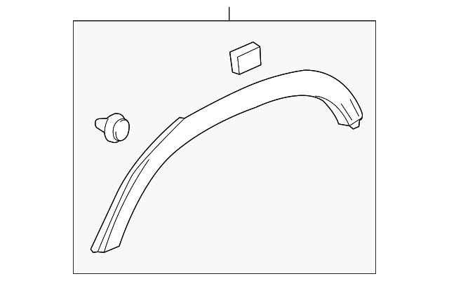 2015-2022 Chevrolet Trax Molding 95298241 GM | GMPartsDirect.com
