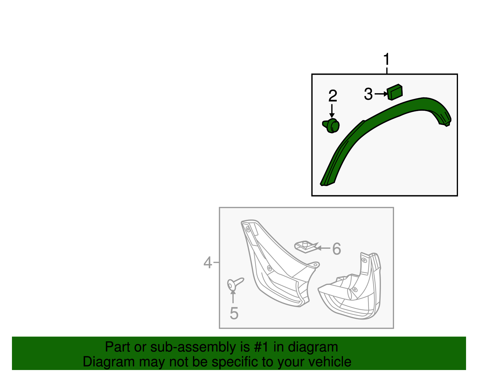 2015-2022 Chevrolet Trax Molding 95298241 GM | GMPartsDirect.com