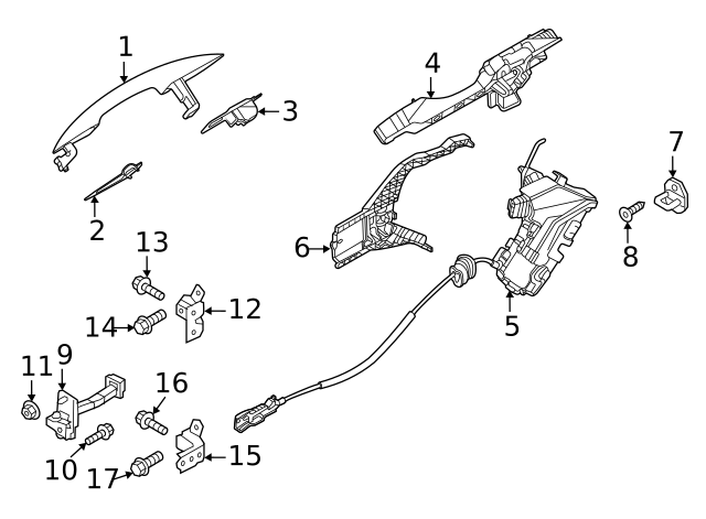 79320-2H000 - Door Hinge 2007-2024 Hyundai | AutoNationParts.com