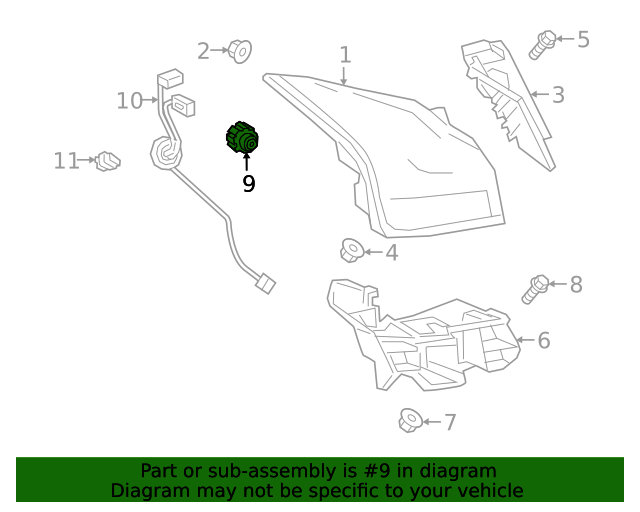 2019-2021 Lexus Led Unit 81536-12D30 | OEM Parts Online