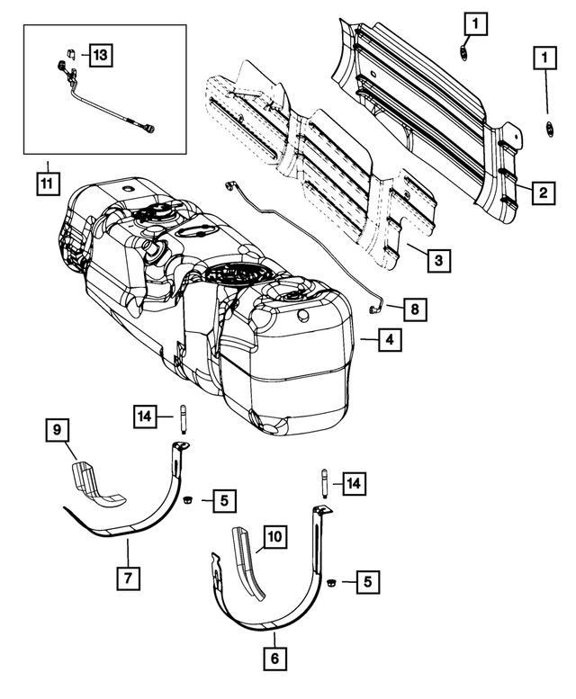 2021 Ram Fuel Vapor Re-Circulation Tube 57008636ab | My Mopar Parts