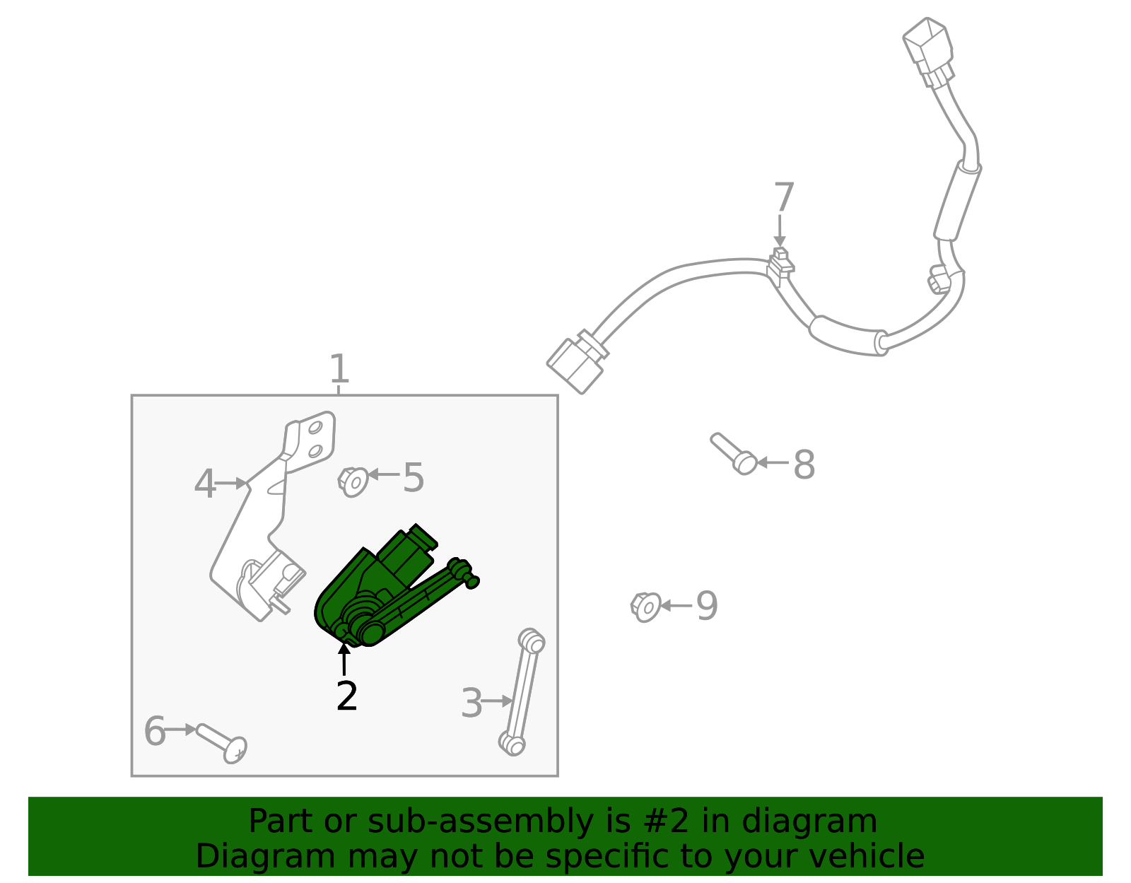 2020-2022 Genesis G90 Height Sensor 92191-C1500 | OEM Parts Online