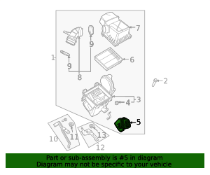 2020-2022 Ford Escape Air Inlet LX6Z-9C675-A | OEM Parts Online