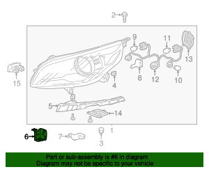 2013-2016 Chevrolet Headlamp Assembly Bracket 22801845 | GMPartsDirect.com