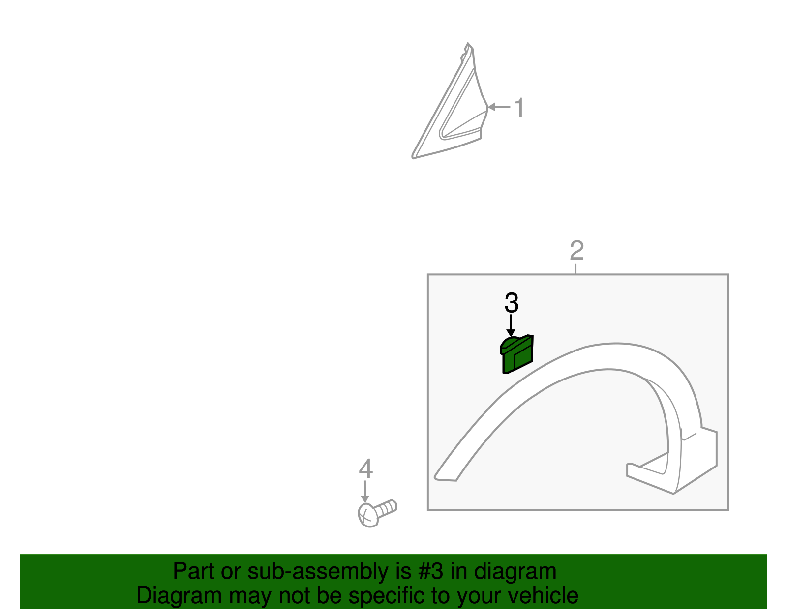 2013-2025 Hyundai Wheel Opening Molding Retainer Clip 87716-2W000 ...