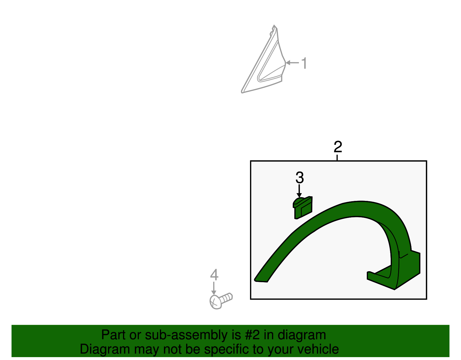 87712-B8000-CA - Wheel Opening Molding - 2013-2019 Hyundai | World OEM ...