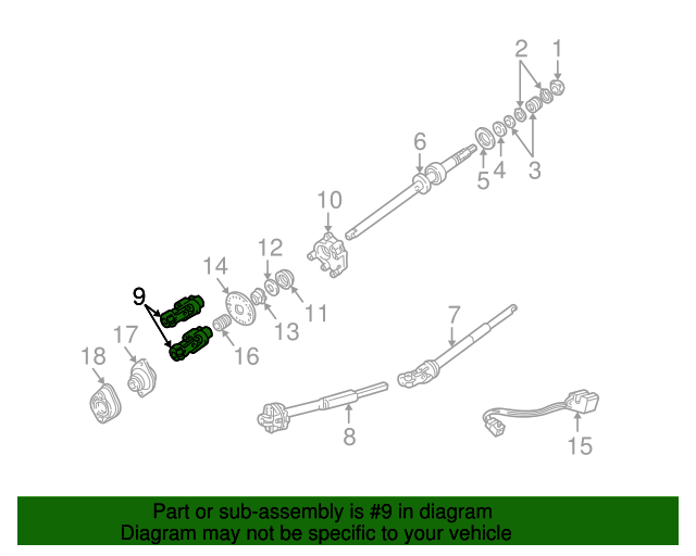 Yoke Assembly - Ford (F7DZ-3N725-AA) | OEMFORDPART