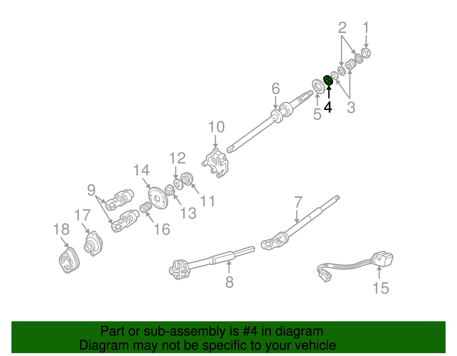F4DZ-3517-A - 1990-2019 Ford - Thrust Ring Bearing | My Ford Parts