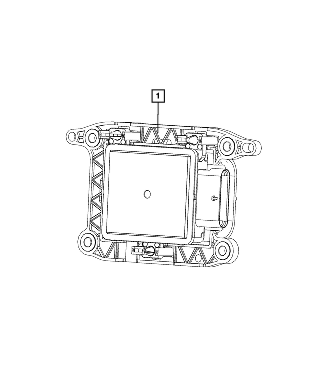 2023 Dodge Durango Drive Assist Sensor Module Sensor And Bracket ...