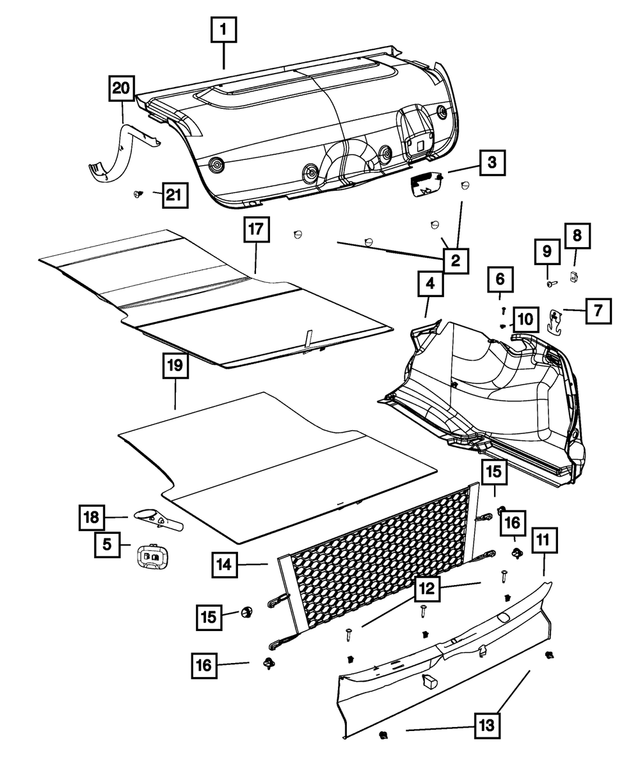 2011-2022 Mopar Grommet 68138992AA | Mopar Estores