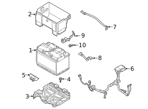 2020-2021 Kia Insulator Box 37112-F2700 | TascaParts.com