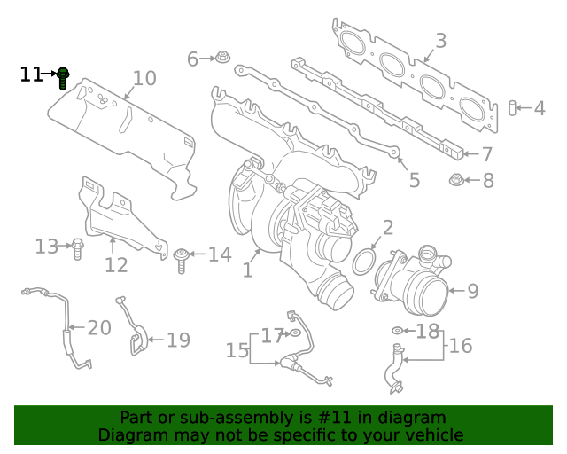 Genuine BMW 07-11-9-908-442 | Upper Shield Screw | FREE Shipping on ...