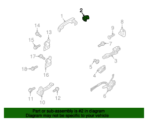 2010-2013 Kia | Button | 82652-1M060 | Kia Auto Parts