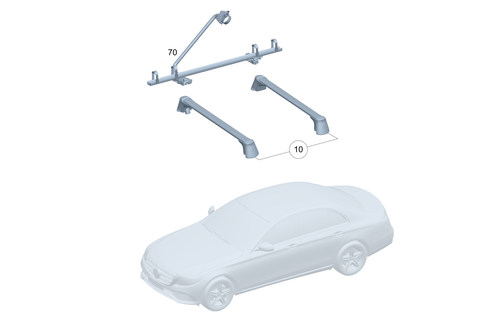 Roof Carrier Systems for 2023 Mercedes-Benz C300 | Mercedes-Benz USA Parts