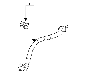 2021-2023 Toyota RAV4 Prime Evaporative Emissions System Lines 77404 ...