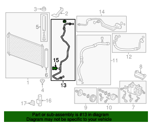 80341-TR7-A01 - Pipe Receiver - 2012 Honda Civic | Honda Car Parts Direct