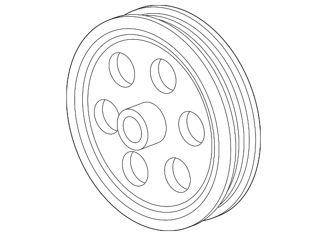 2013-2020 GM Engine Water Pump Pulley 12643468 | GMPartsDirect.com