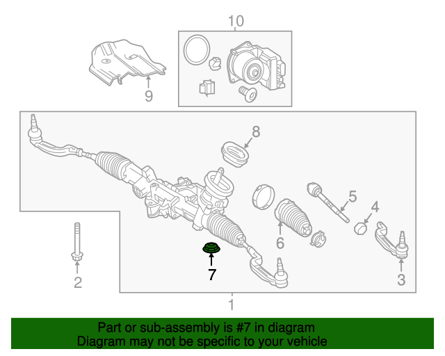 156-461-00-50 - Bushing 2015-2020 Mercedes-Benz | Mercedes-Benz USA Parts