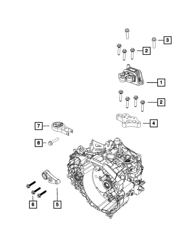 2015-2018 Mopar Engine Support 68247526AA | Canada Mopar® Estores