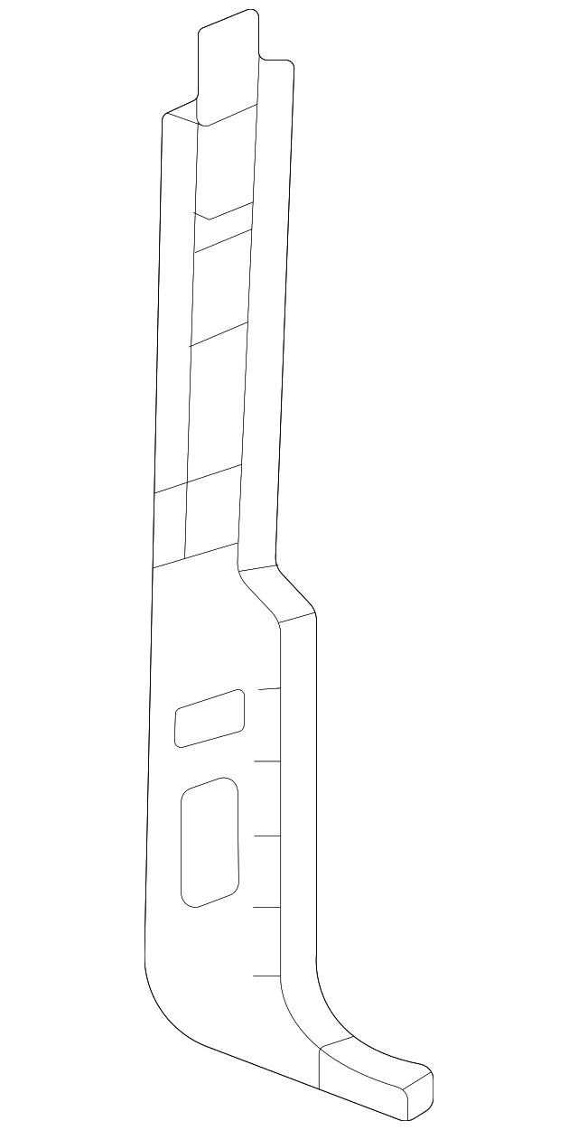 2020-2022 GM Black Passenger Side Outside Rearview Mirror Housing Lower ...