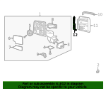 2020-2022 GM Black Passenger Side Outside Rearview Mirror Housing Lower ...